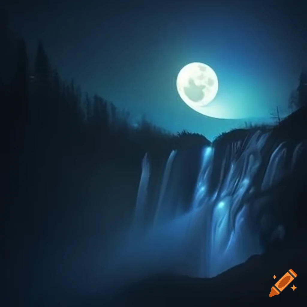 Labrador with enchanting moonlight patterns and dynamic shadows on Craiyon