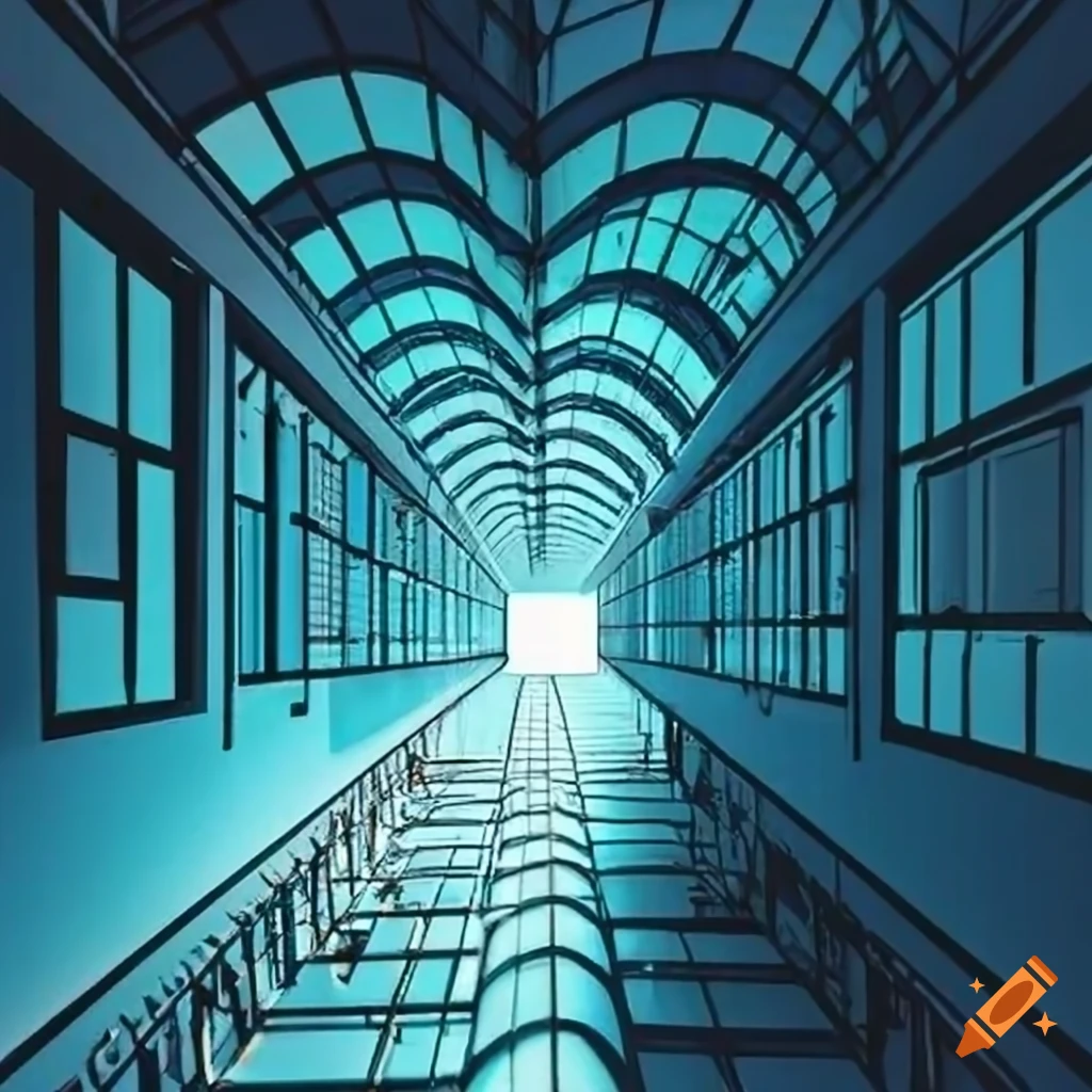 Architectural building perspective view on Craiyon