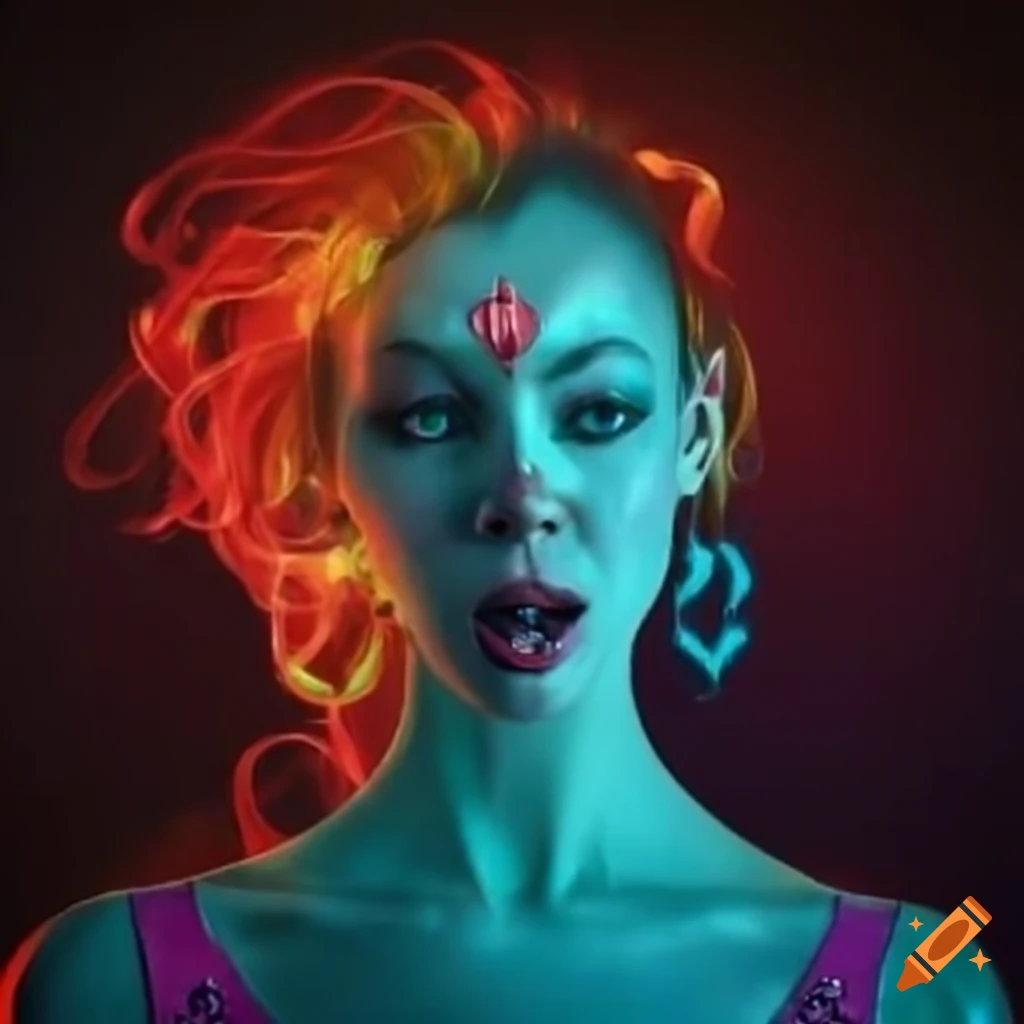 Abstract representation of magic on Craiyon