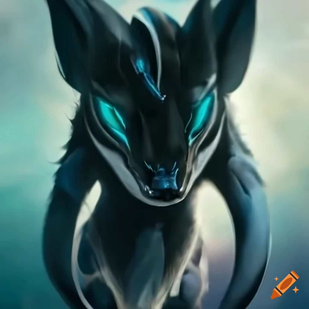 Image of a protogen on Craiyon