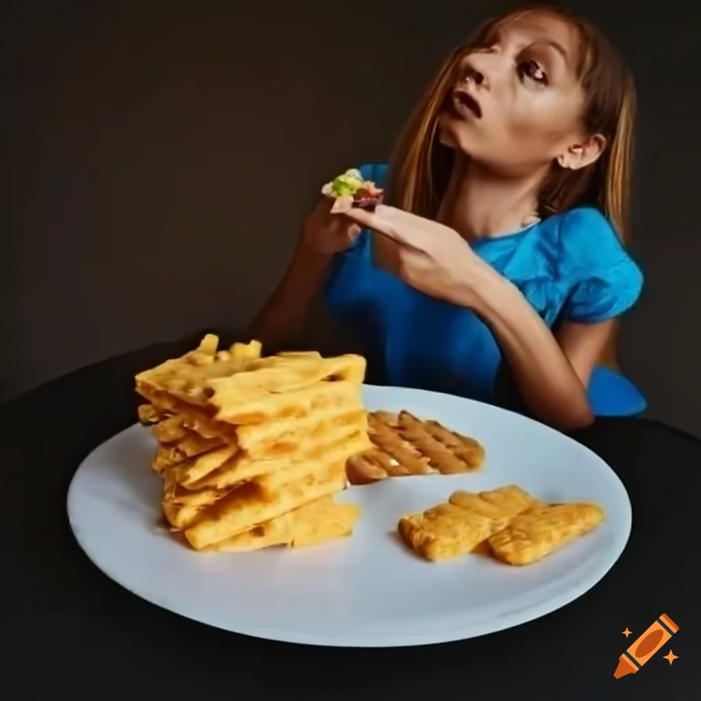 Friendly troll with a plate of cheese and crackers on Craiyon