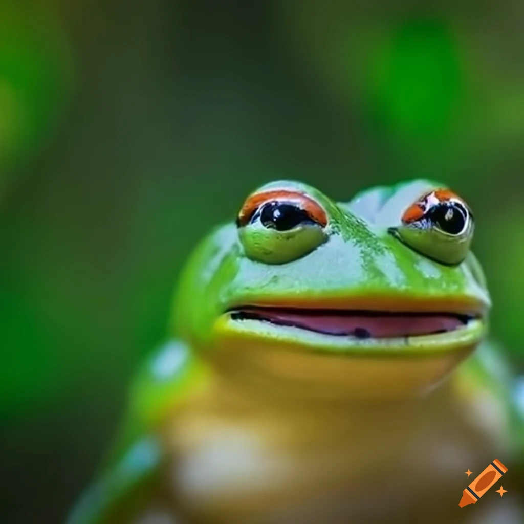 Pepe frog on Craiyon