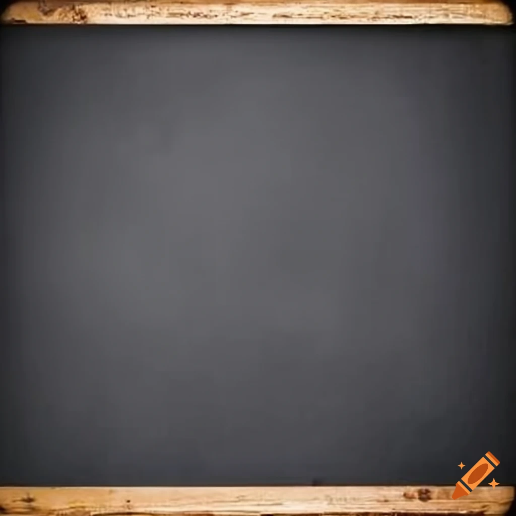 Blank chalkboard on Craiyon