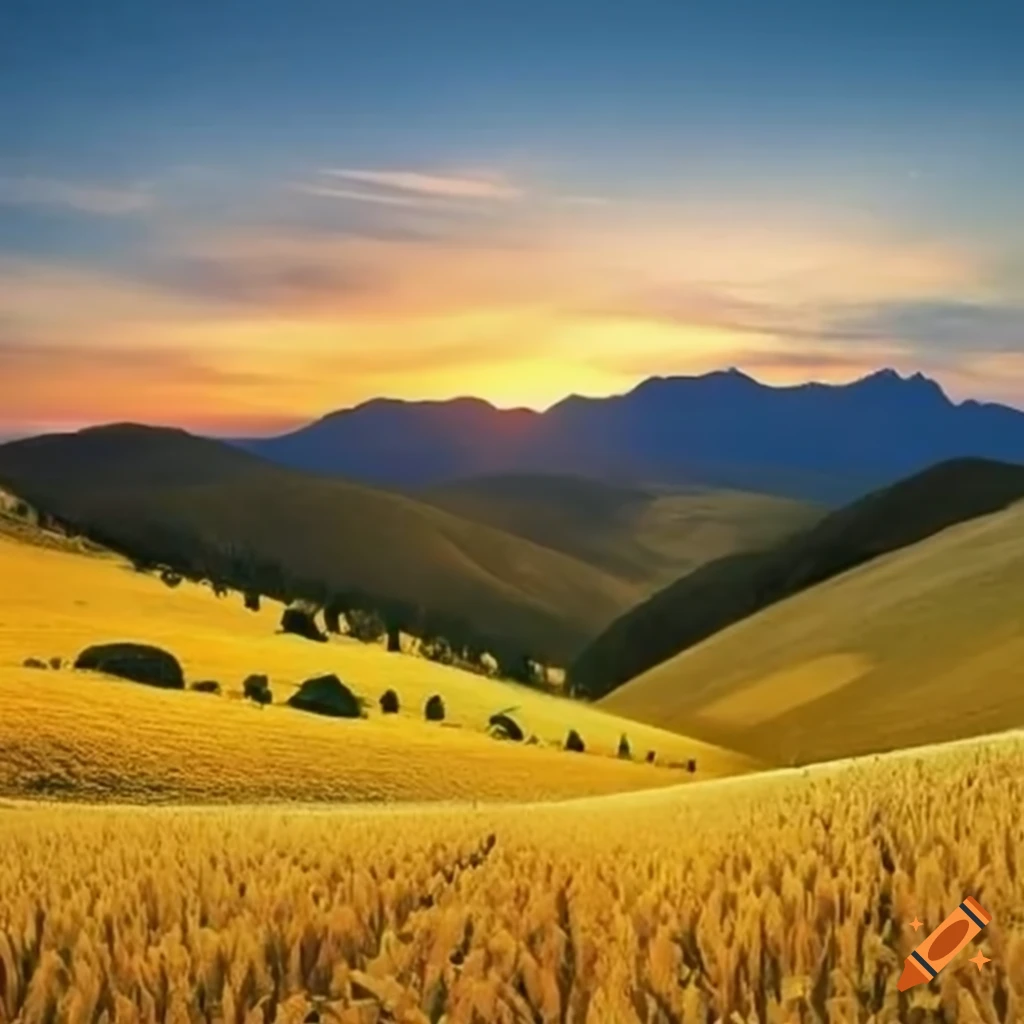 Landscape conveying freedom and lightness on Craiyon