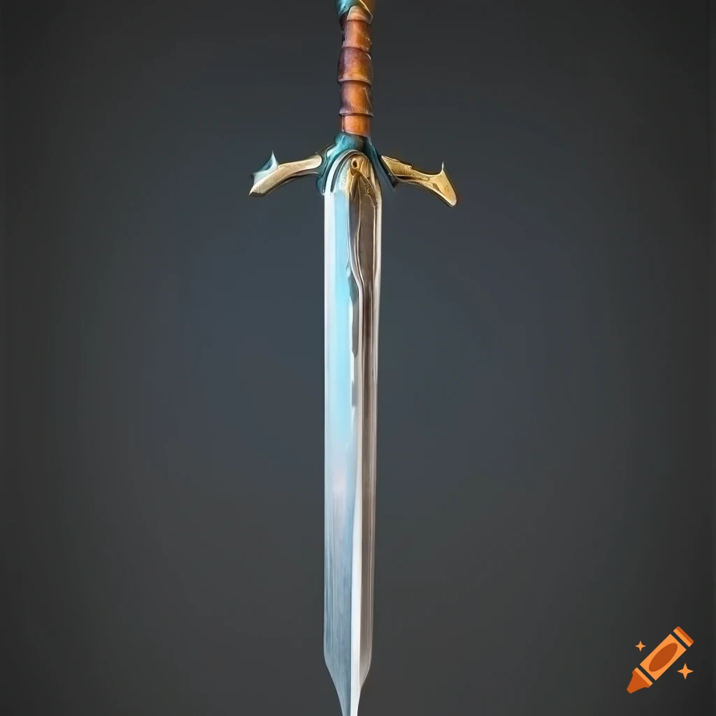 Fantasy long sword on Craiyon
