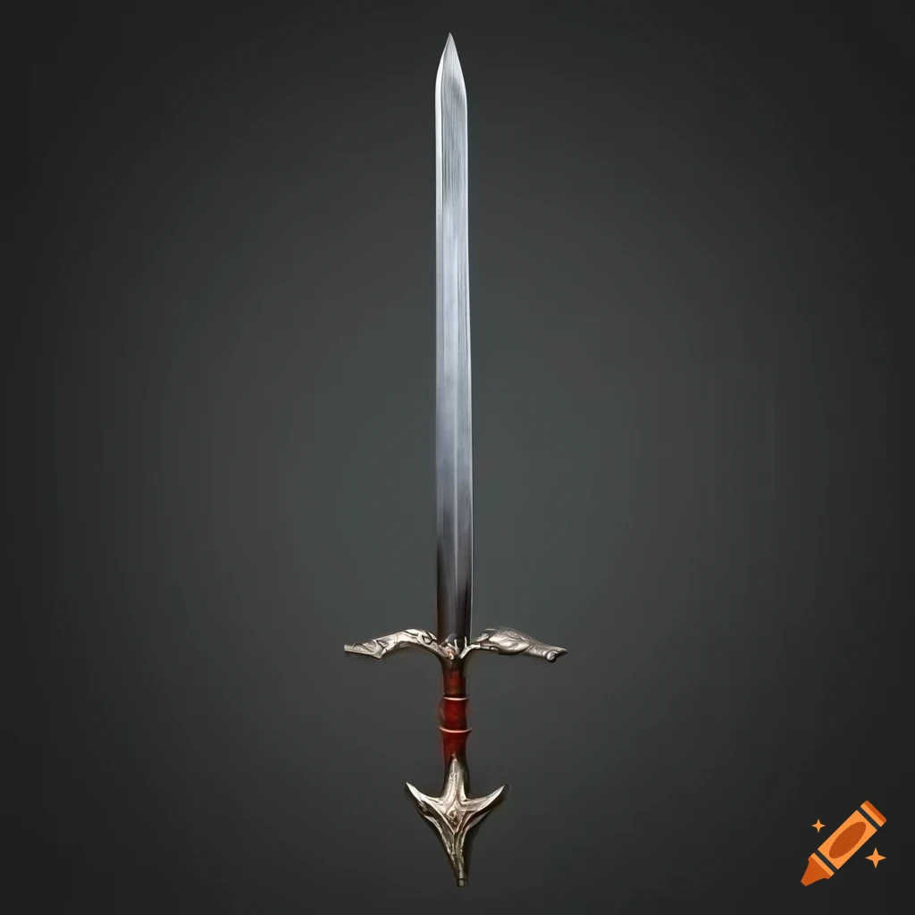 Fantasy long sword on Craiyon