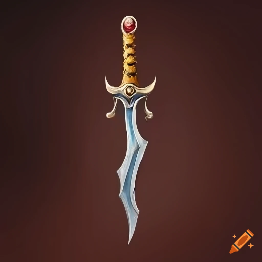 Fantasy sword on Craiyon