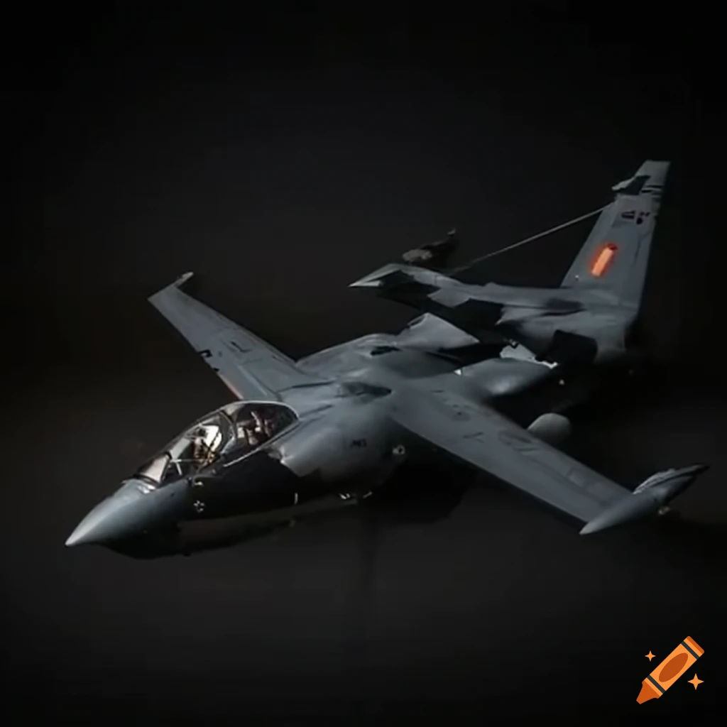 Powerful maneuverable attack airplane with heavy firepower on Craiyon