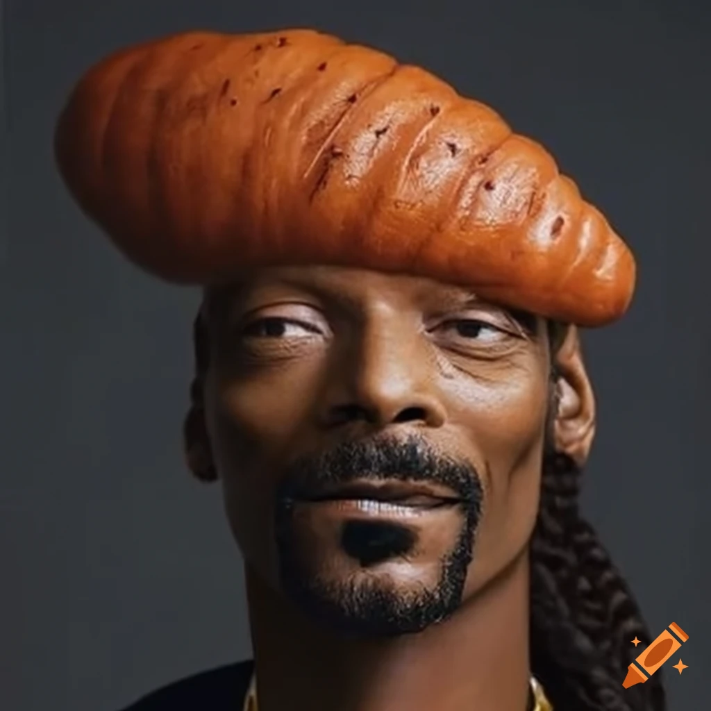Caricature of snoop dogg as a carrot on Craiyon