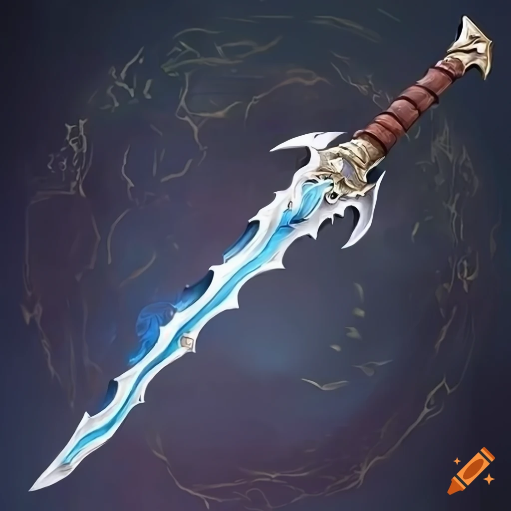Fantasy sword on Craiyon