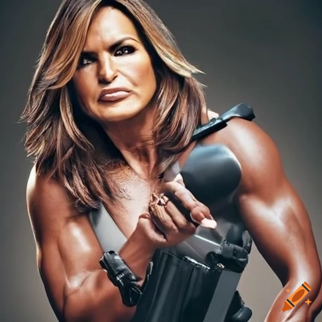 Fit Policewoman Mariska Hargitay On Craiyon