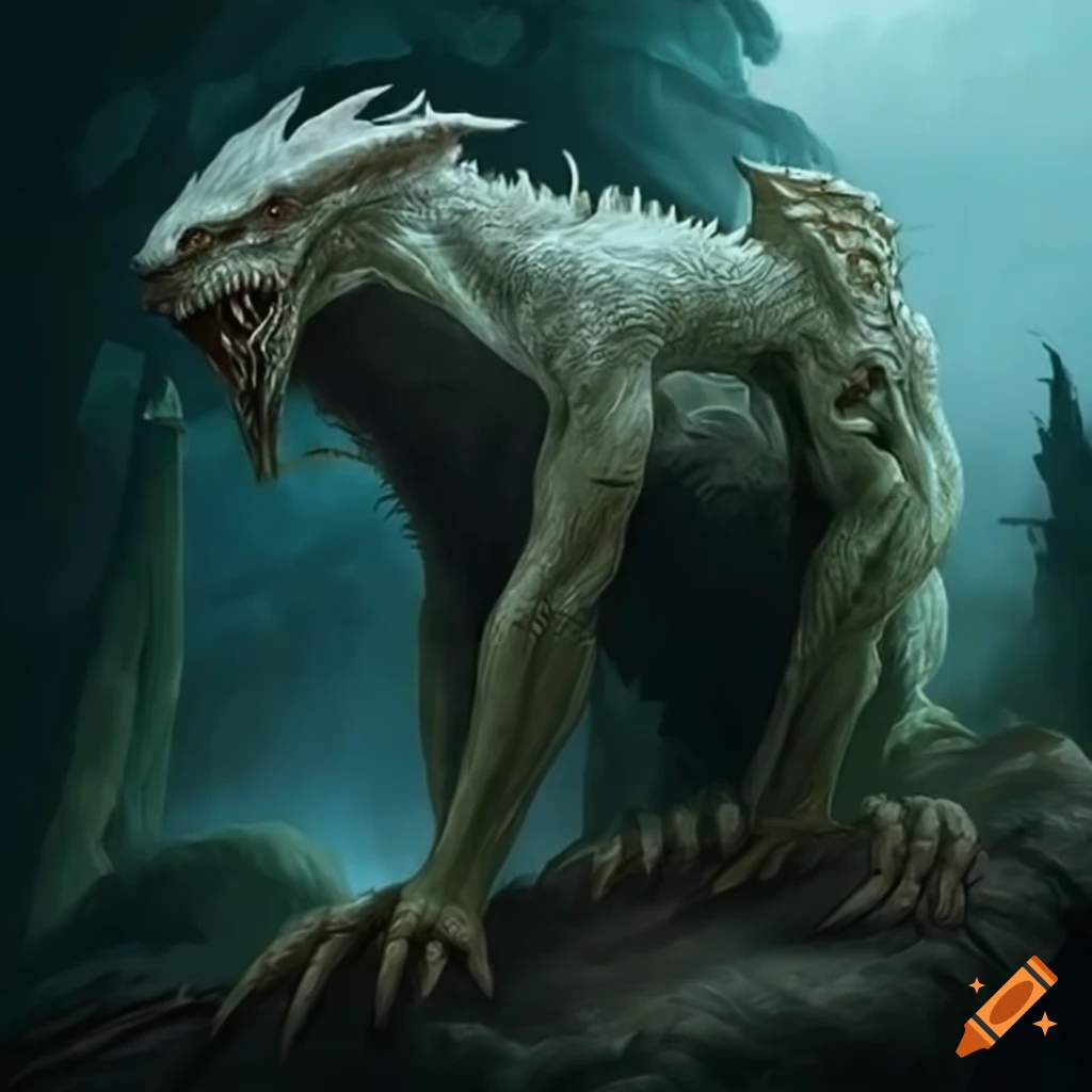 Giant mythological creatures on Craiyon