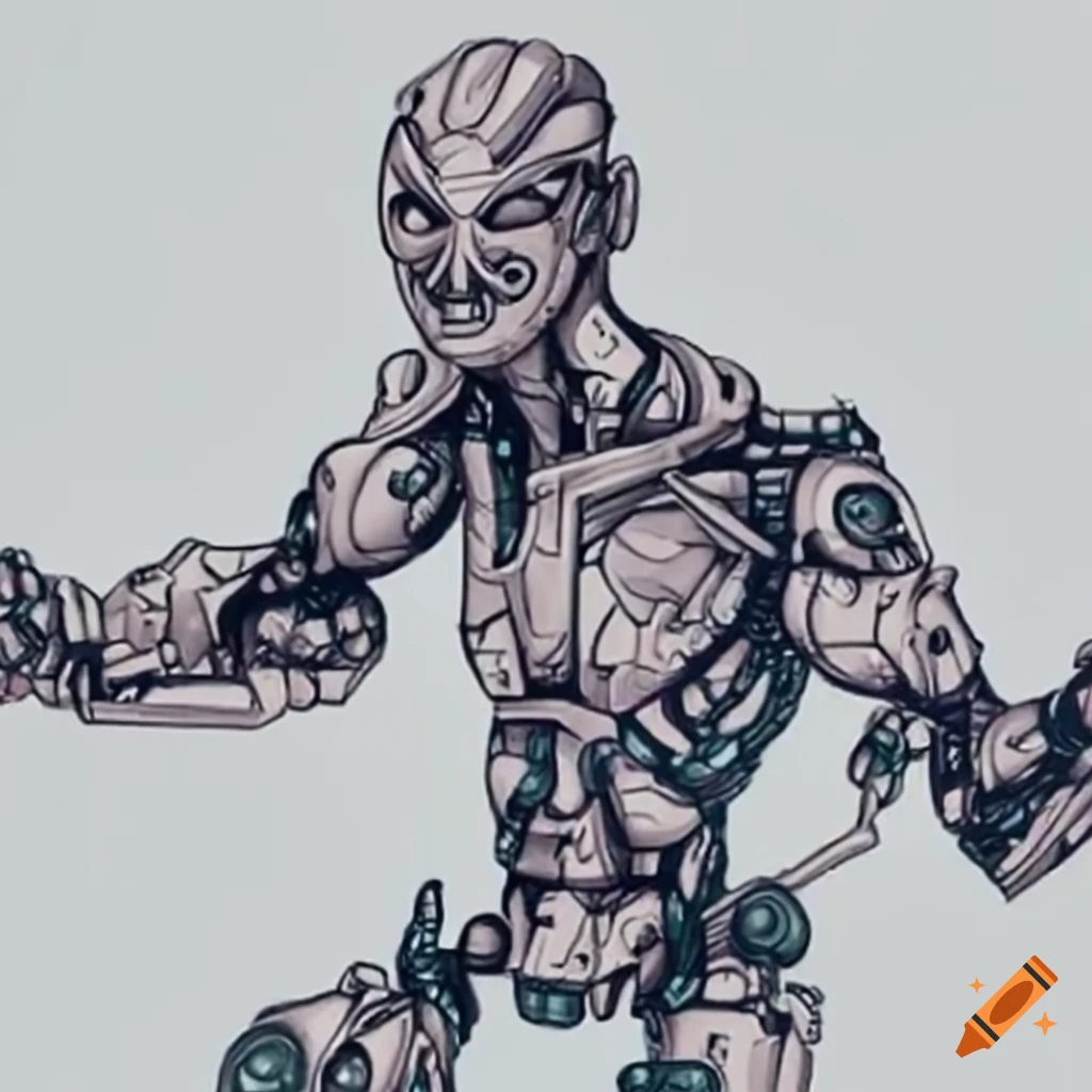 Cyborg on Craiyon