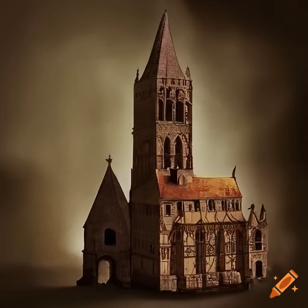 Medieval church on Craiyon