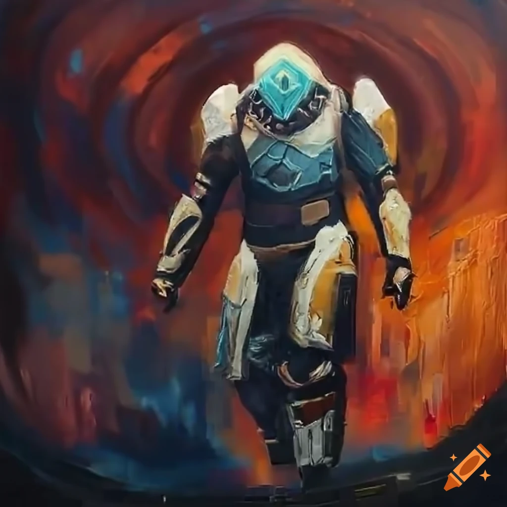 Destiny 2 strand titan on Craiyon