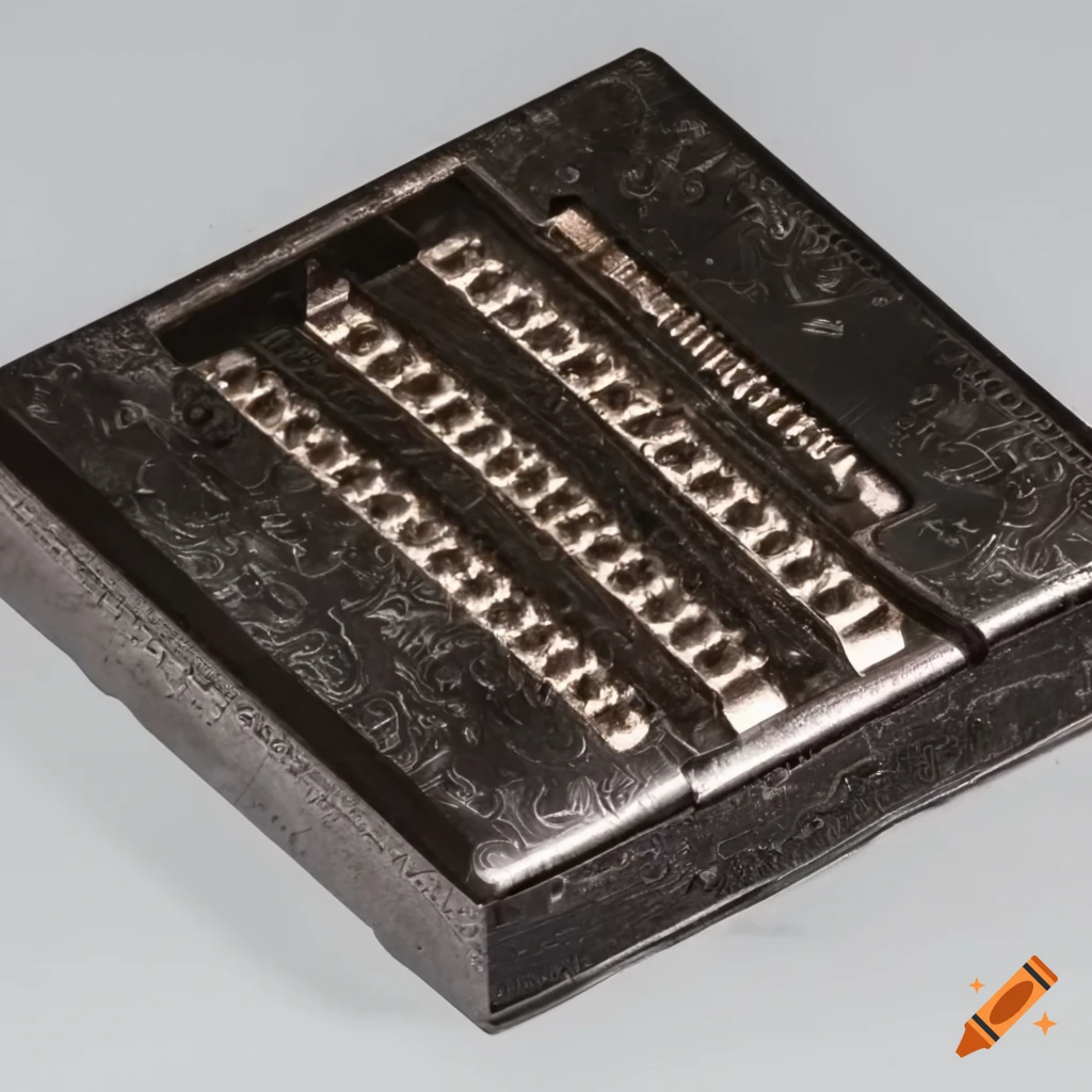 Integrated circuit die with a damascus steel pattern and RF probe on ...