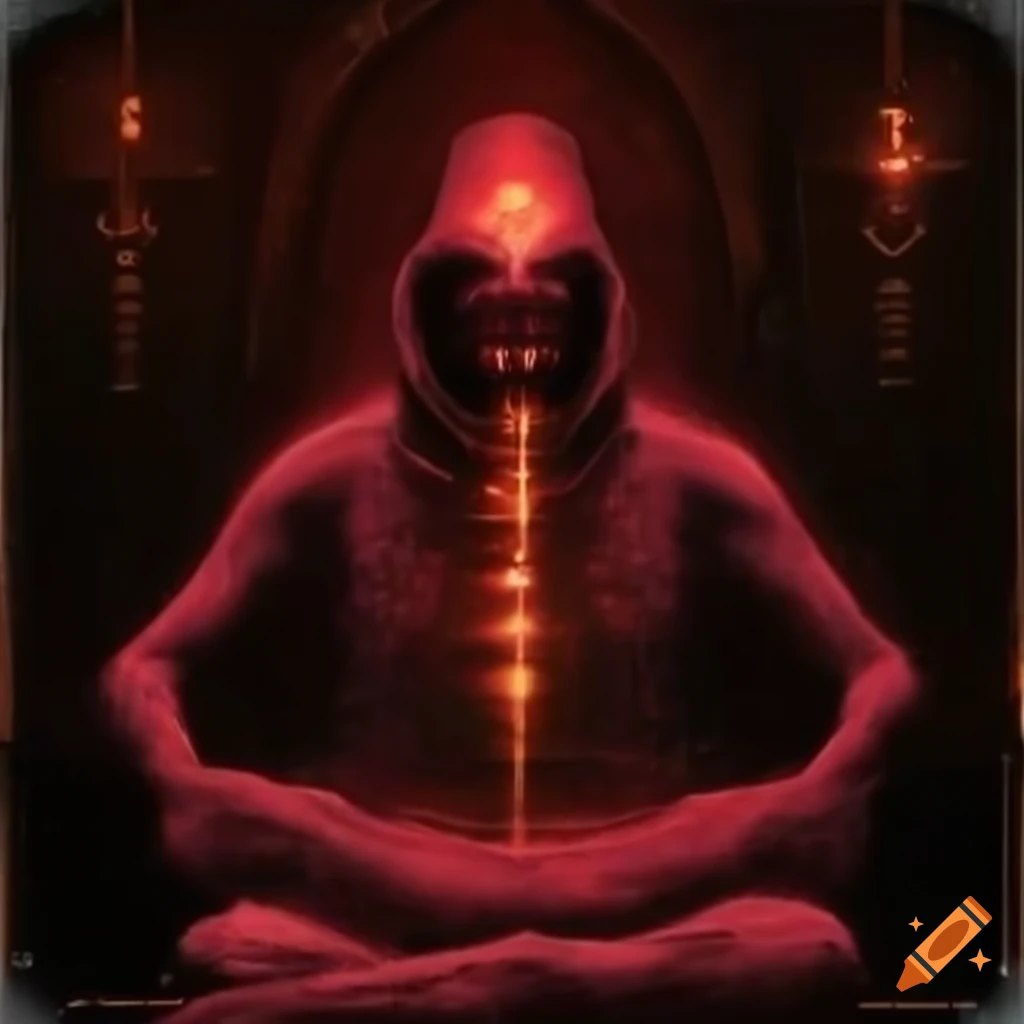 New age dark technology god concept art on Craiyon