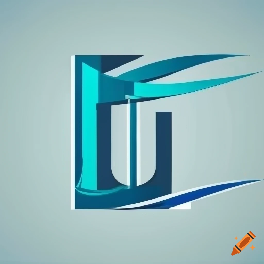 Professional company logo with clean lines in modern corporate colors ...