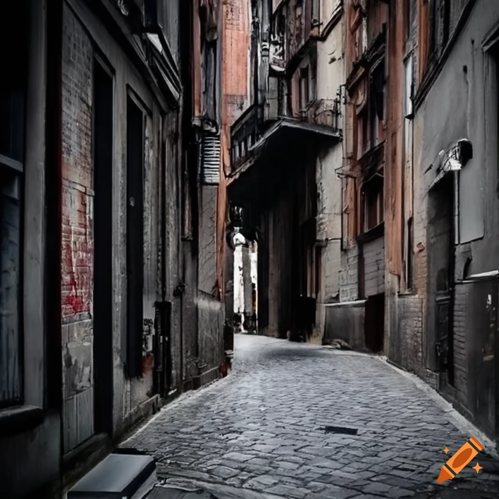 Alleyways on Craiyon