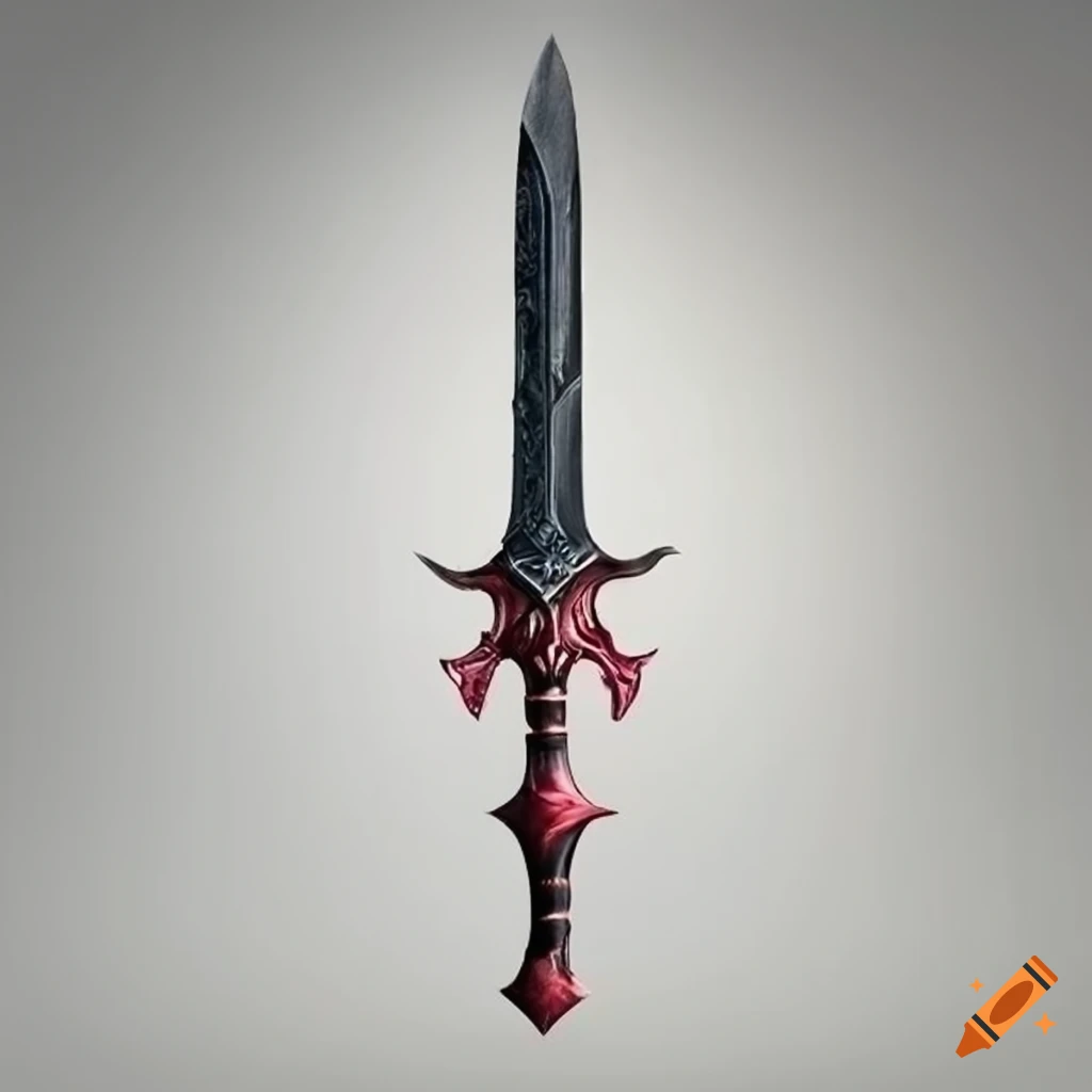 Straight fantasy sword on Craiyon