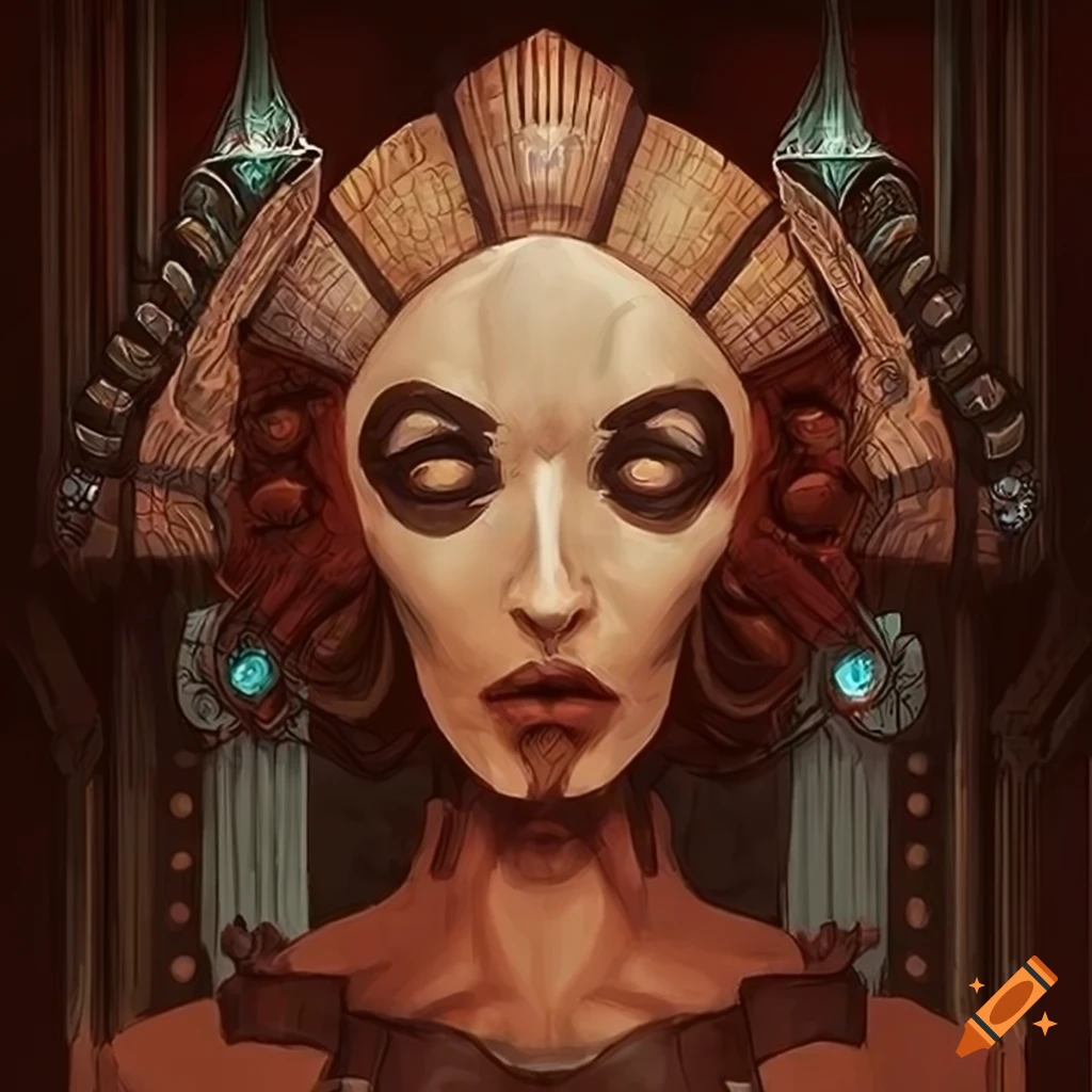 Volrath from magic: the gathering in 1920s art deco style on Craiyon