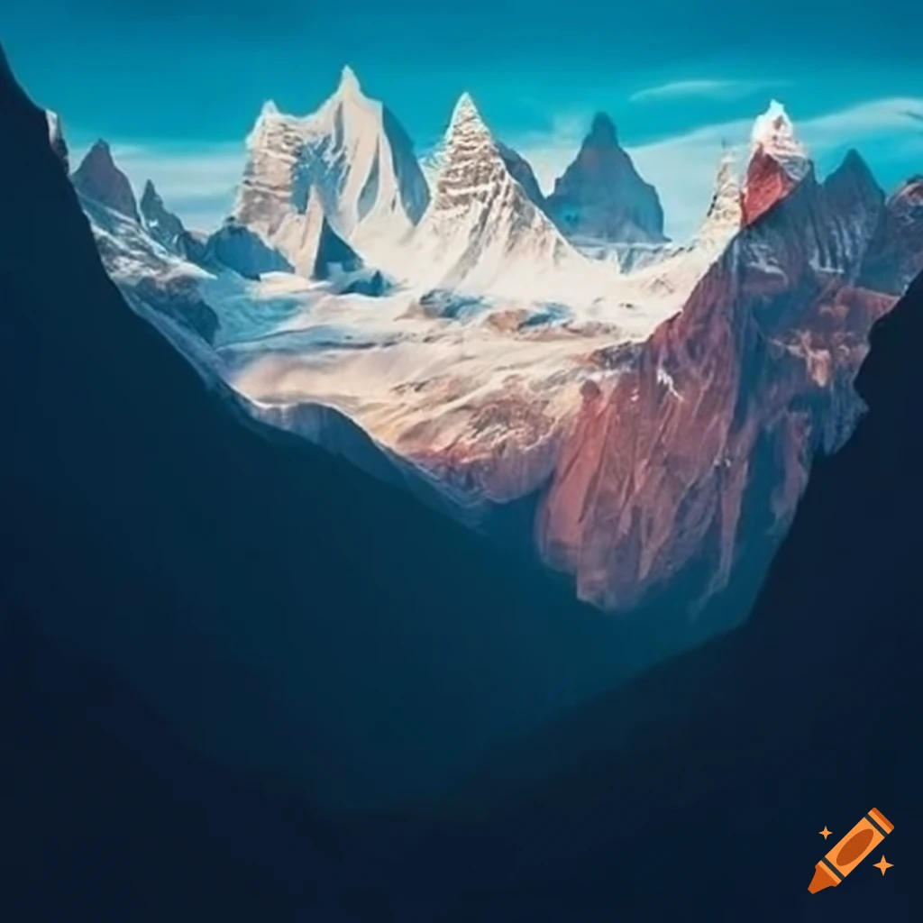 Morning mountains resembling the Fitz Roy for LinkedIn profile banner ...