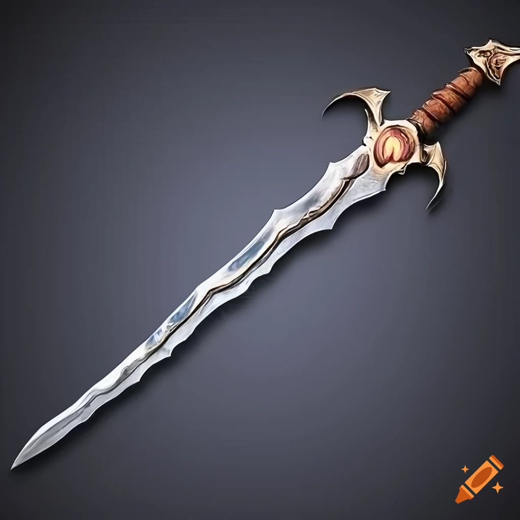 Fantasy sword on Craiyon
