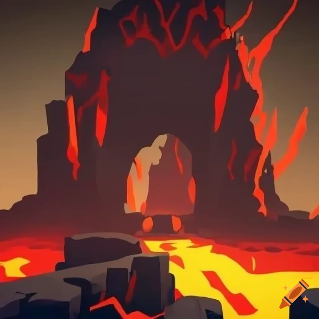 Background for 3d platformer and survival game featuring mythical ...