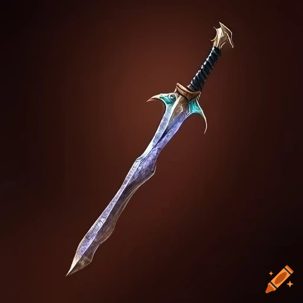 Fantasy sword on Craiyon