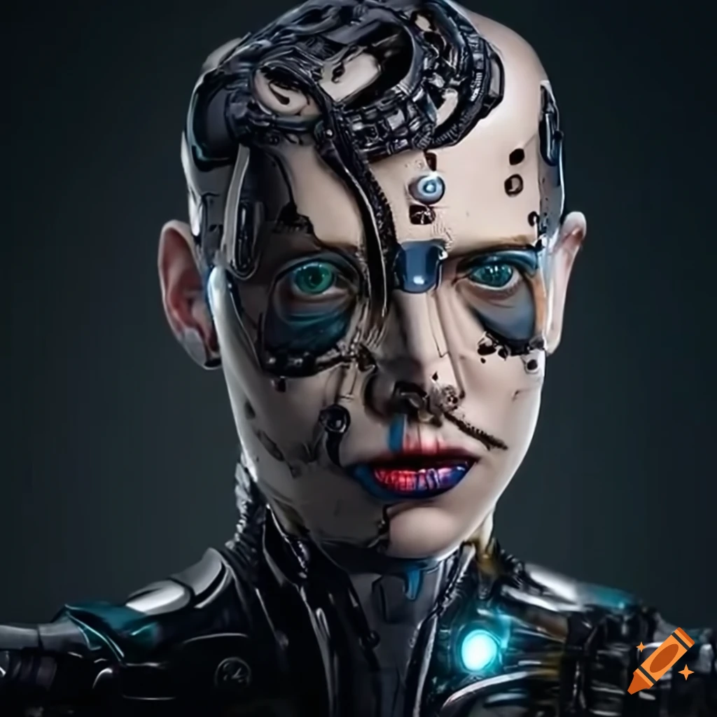 Cyborg concept art on Craiyon