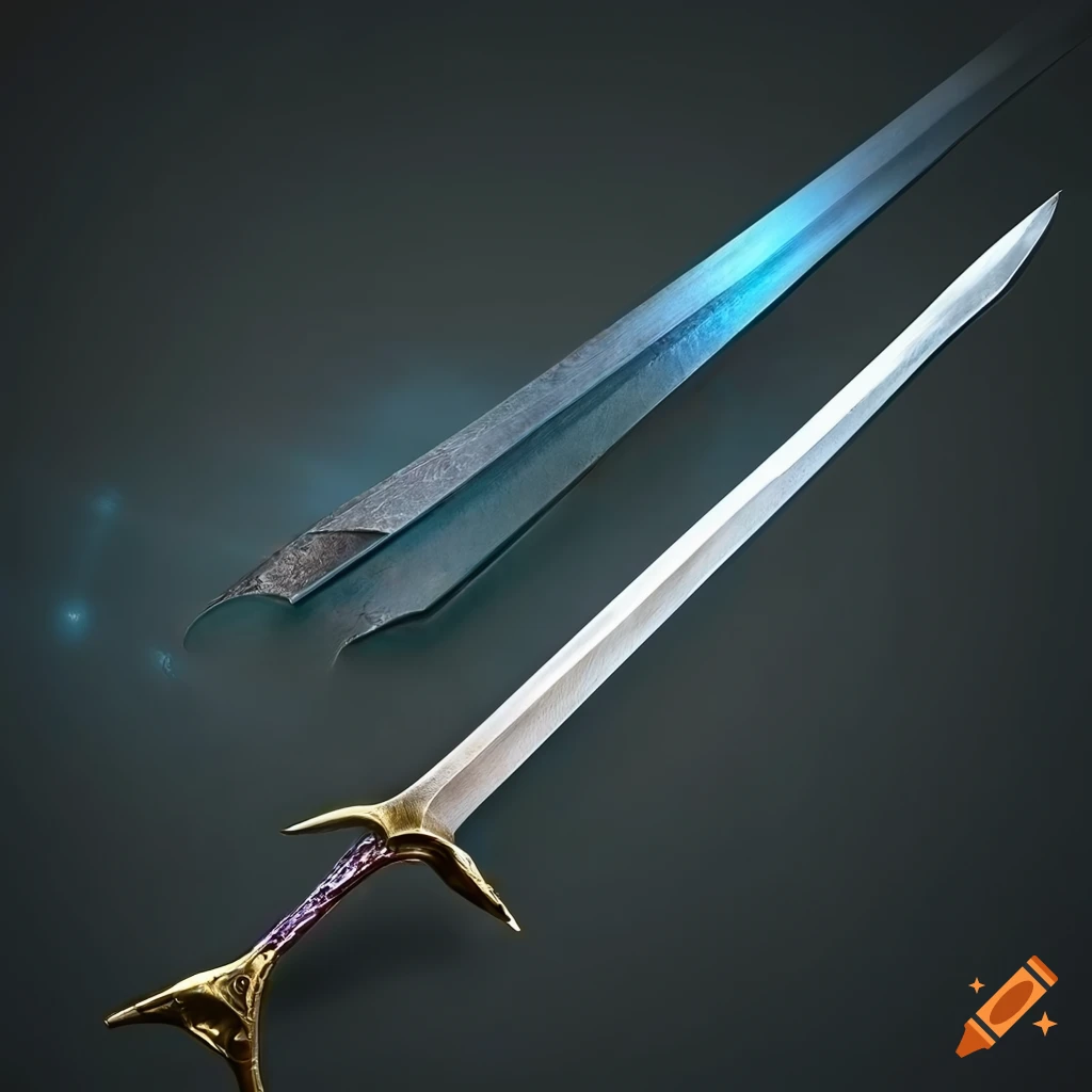 Fantasy long sword on Craiyon