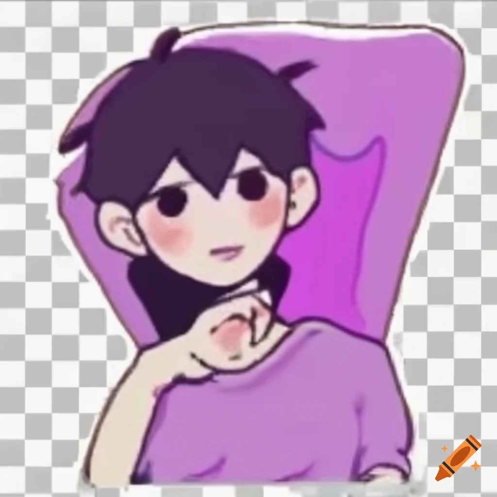 Omori stickers in PNG format on Craiyon