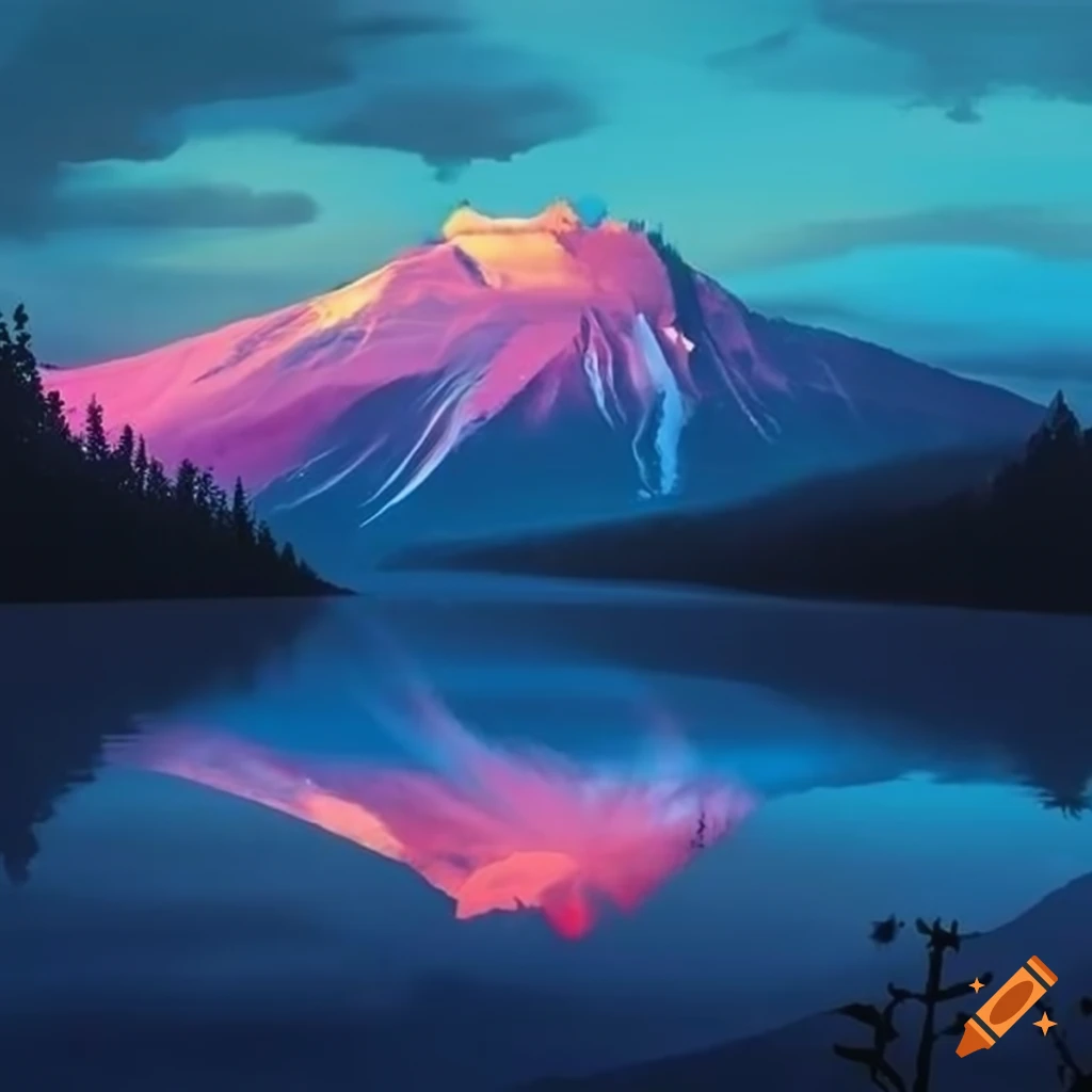 Stunning vivid poster for national parks on Craiyon