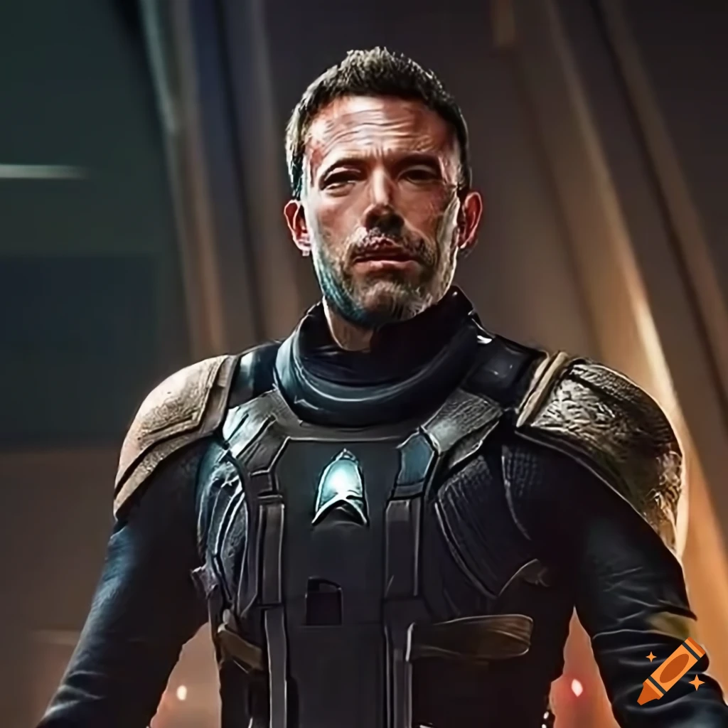 Young ben affleck in a starfleet marine corps sergeant uniform in a ...