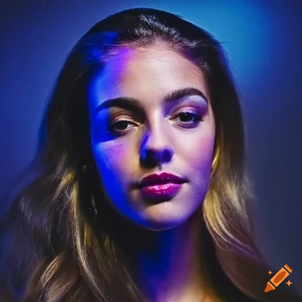 Close-up high definition studio shot with detailed lights and amplified ...