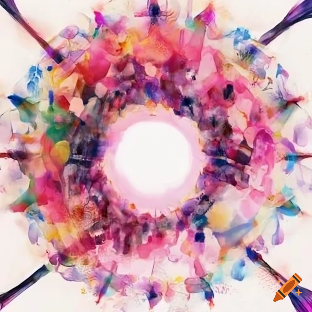 Abstract representation of elemental forces on Craiyon