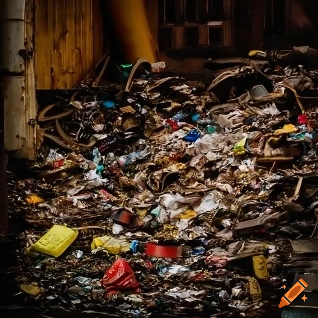 Recycling dry waste on Craiyon