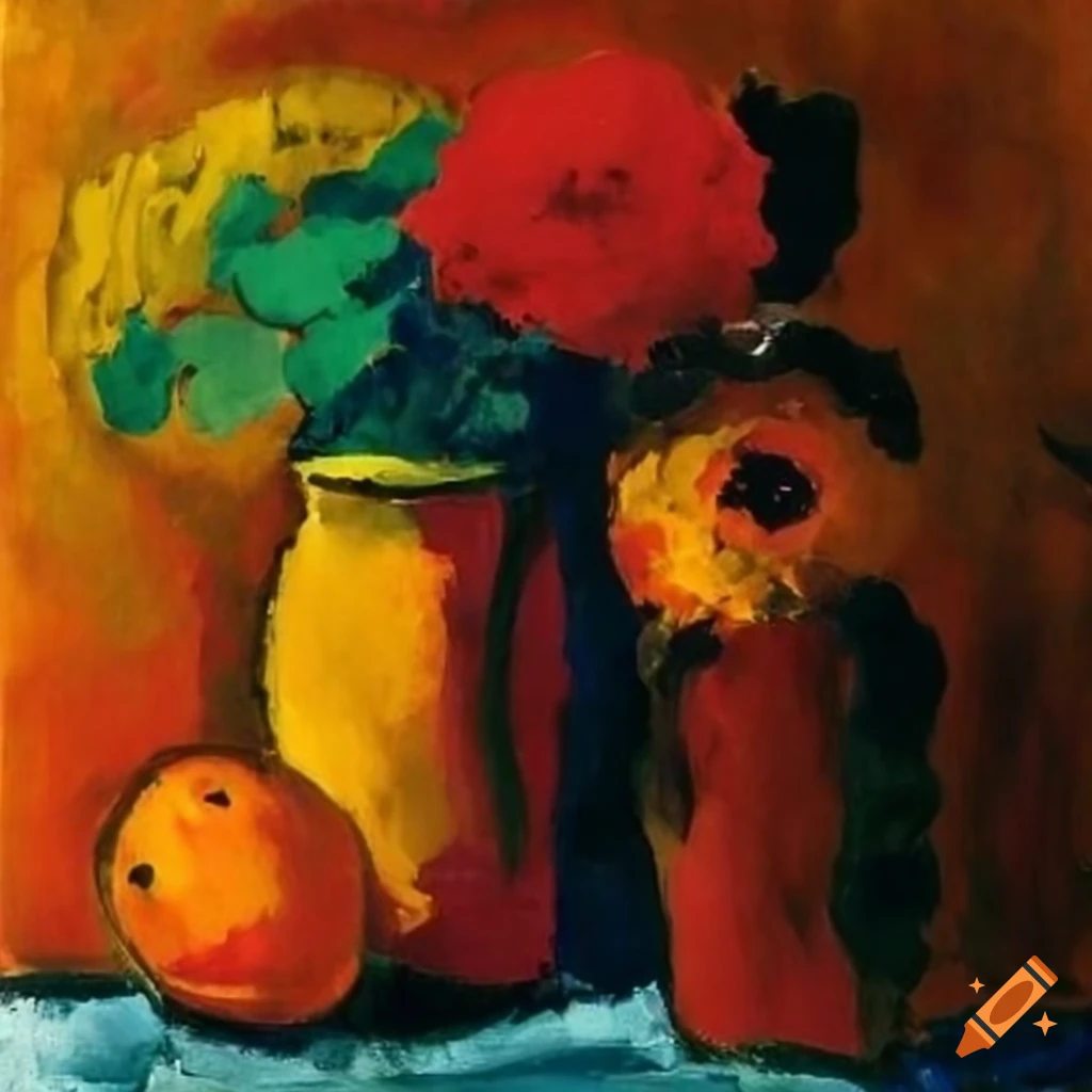 Still life by emil nolde on Craiyon