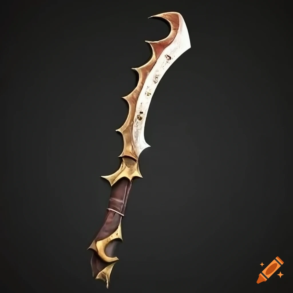 Mythic fantasy machete on Craiyon