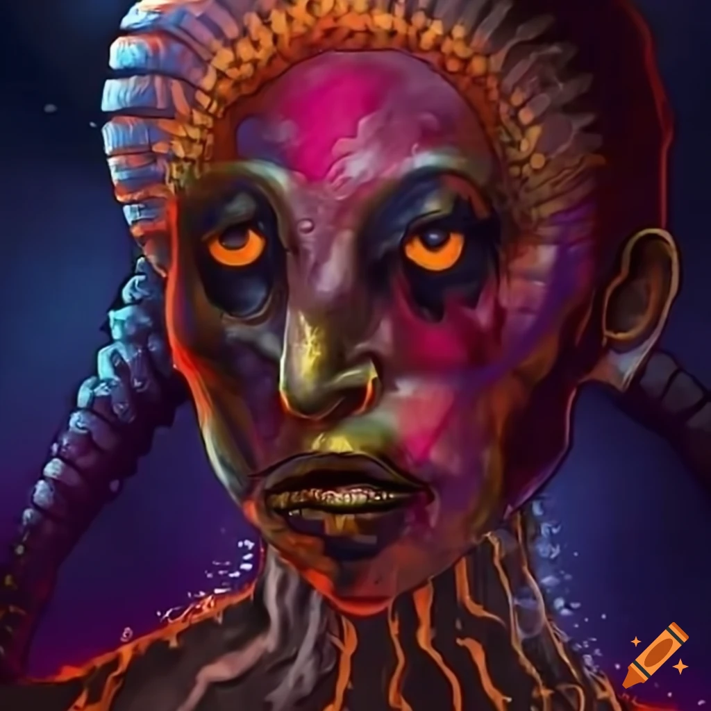 Biopunk concept art on Craiyon