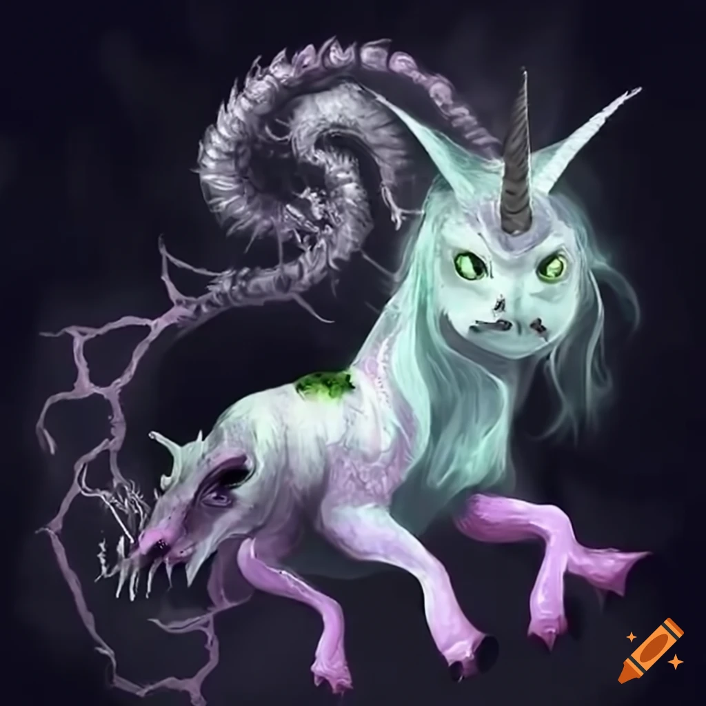 Mythical creatures and mutant omega mart lemon fruit monster in a ...