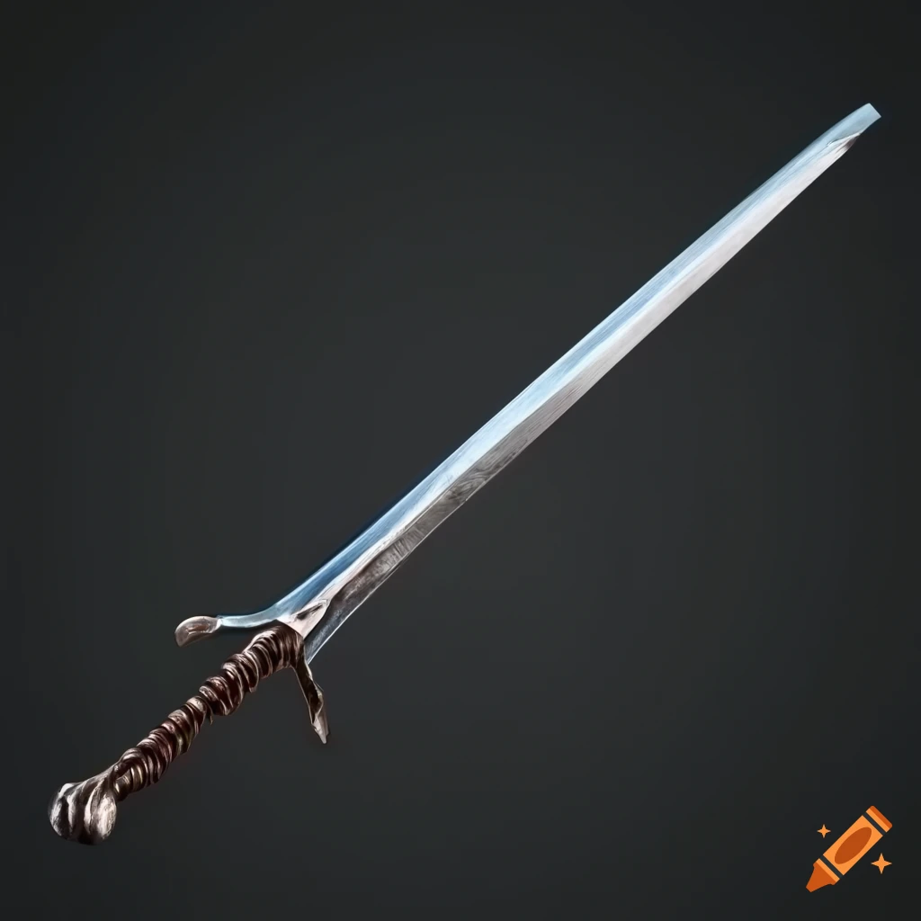 Fantasy long sword on Craiyon