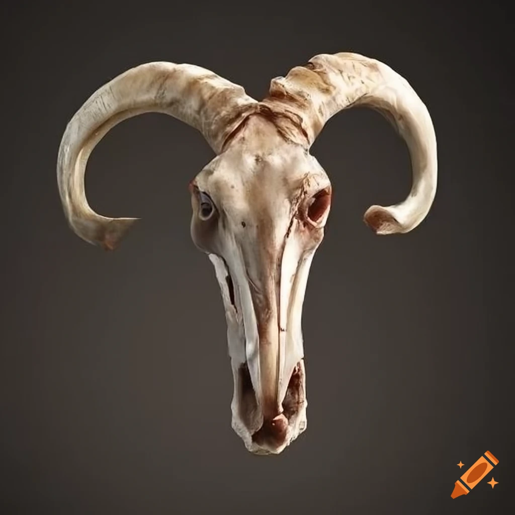 Mean goat bones on Craiyon