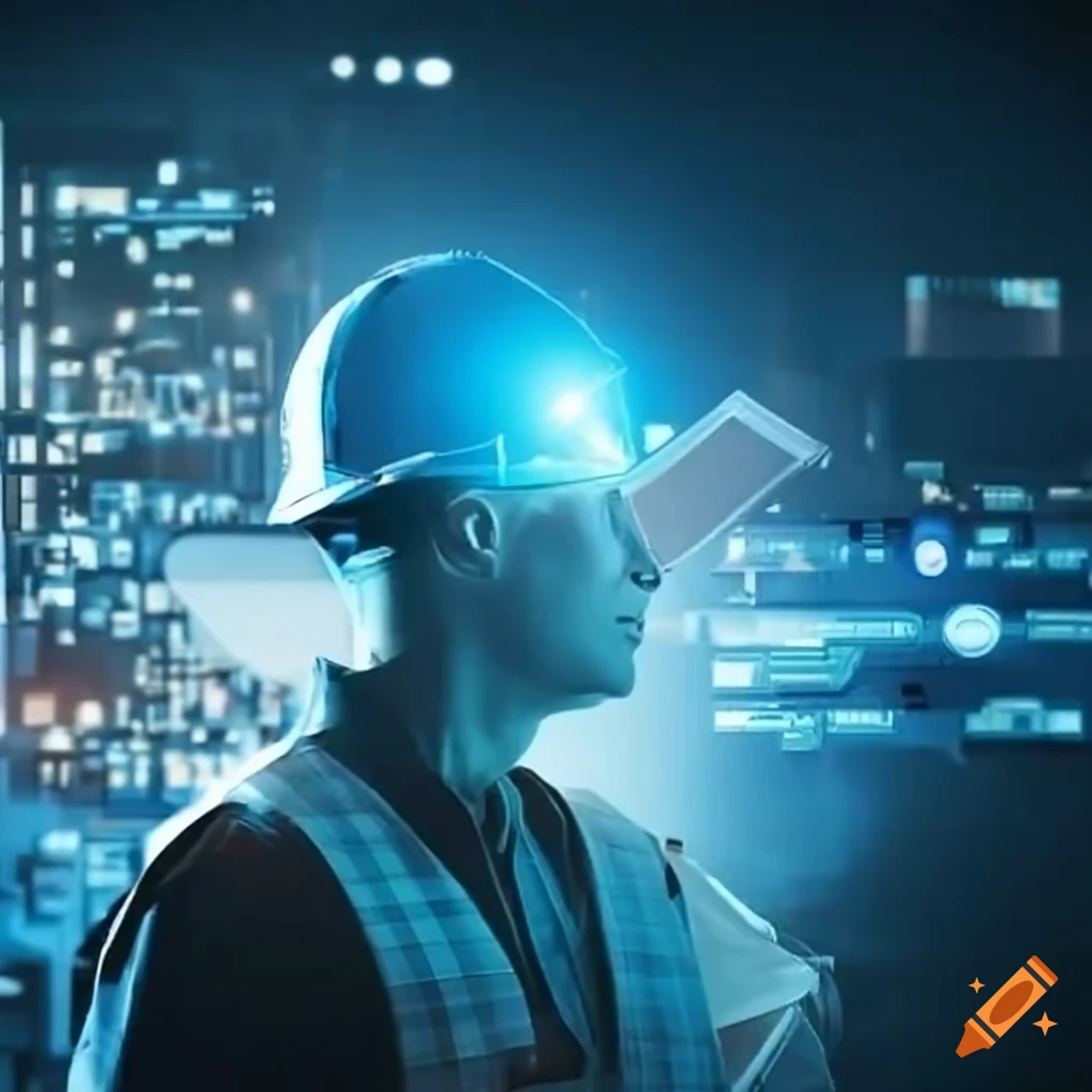 Digital technology in construction health and safety management on Craiyon