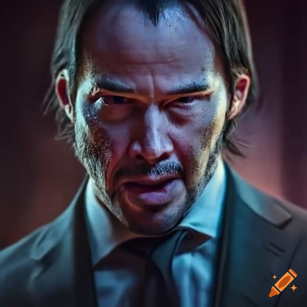 John wick inspired character with down syndrome on Craiyon