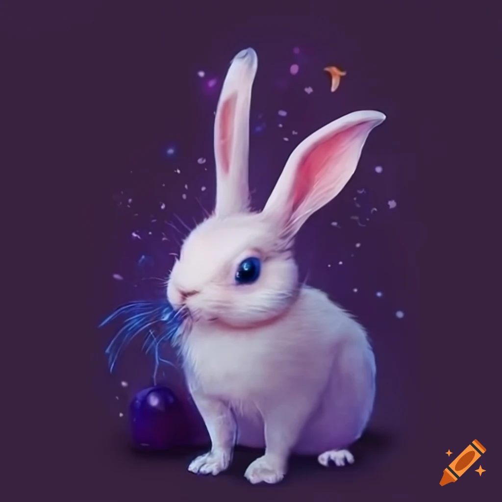 Magic rabbit on Craiyon