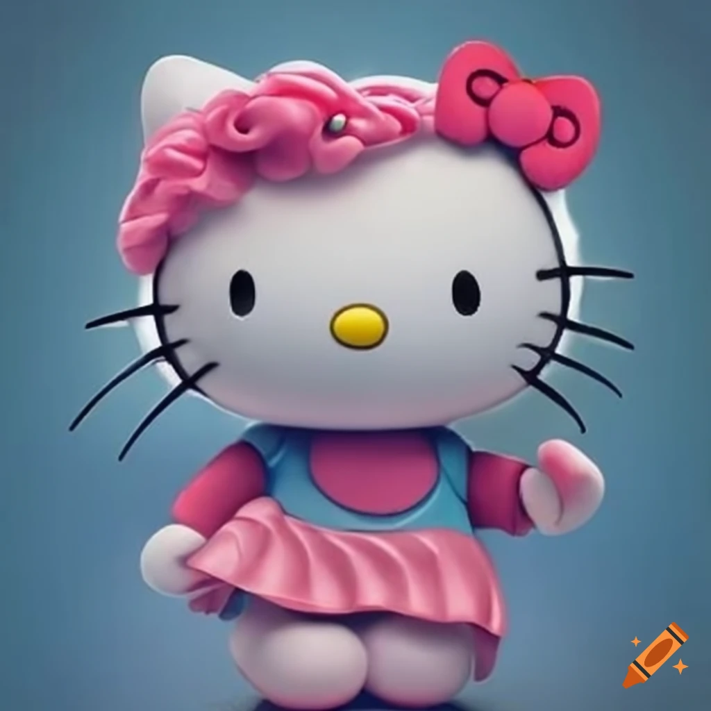 Hello kitty character on Craiyon