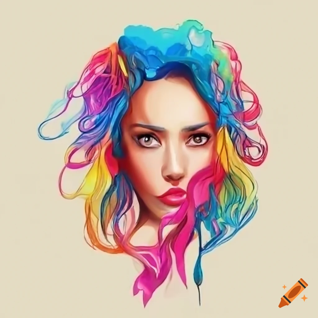 Abstract representation of creativity on Craiyon