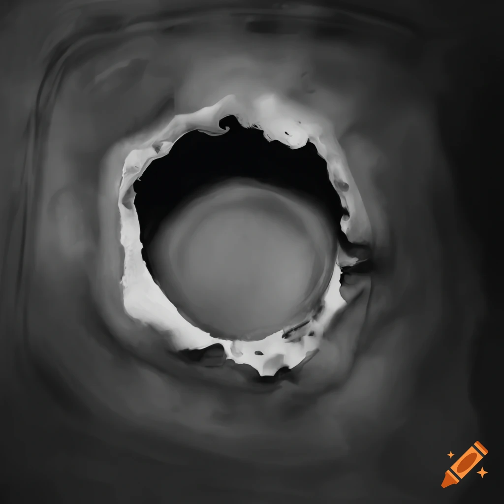 Empty hole in the ground on Craiyon