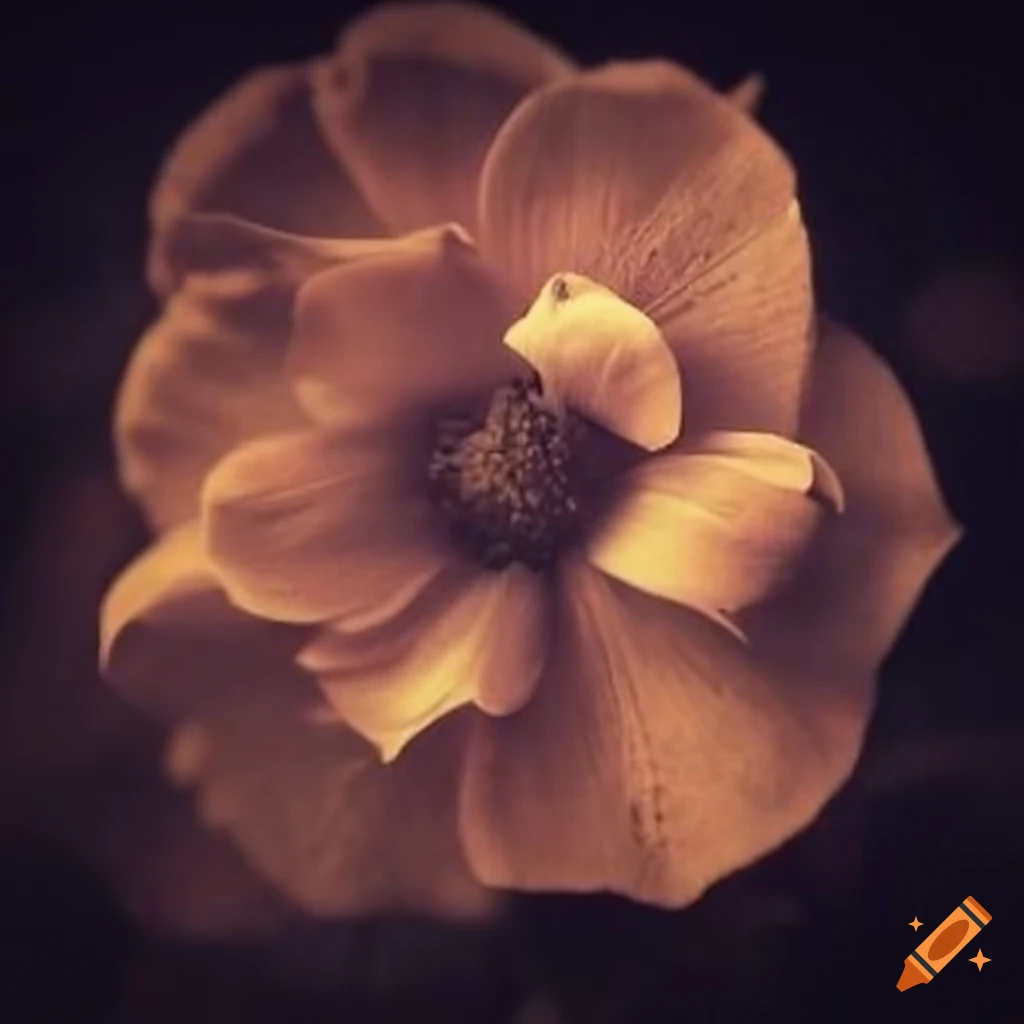 Old flowers on Craiyon